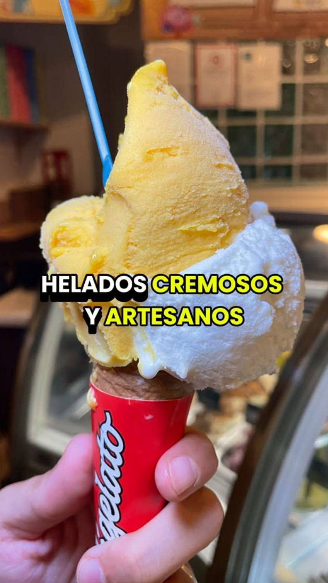 Descubre una heladería artesanal con helados súper cremosos