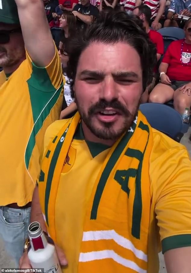 Socceroos fan goes viral for blasting American World Cup fans with ...