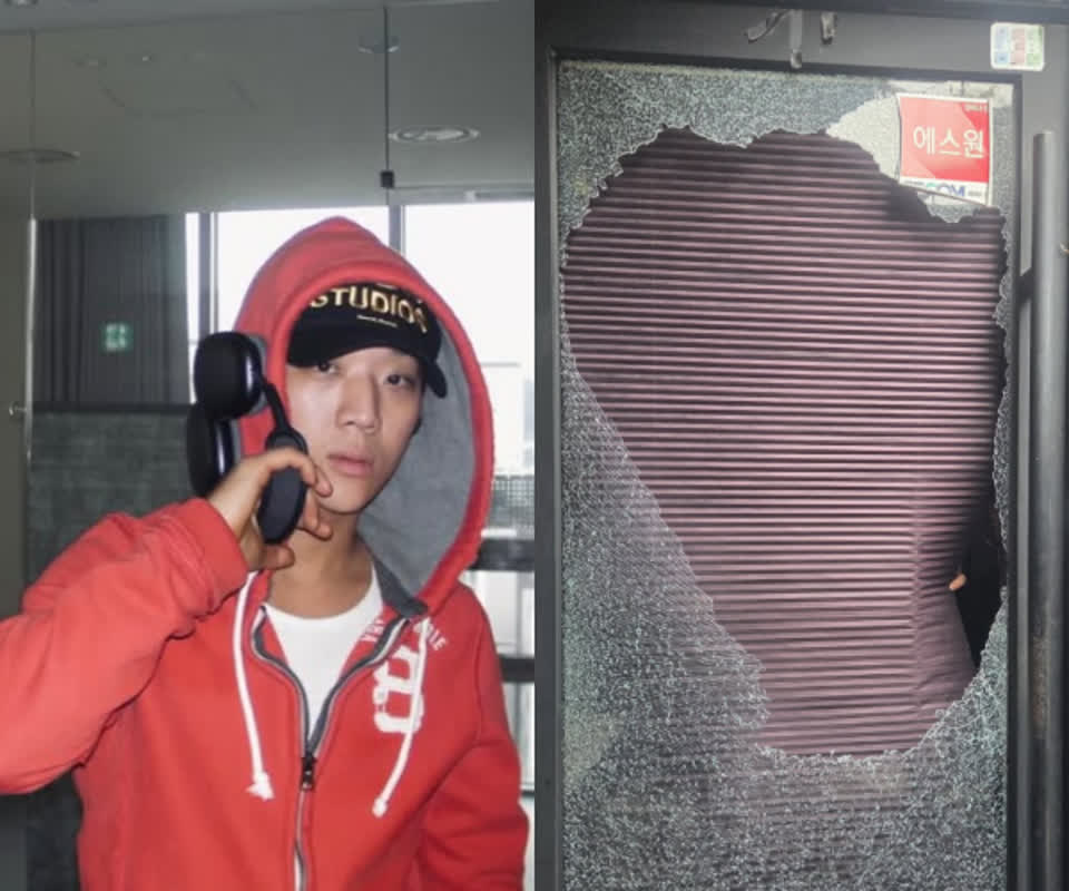 양홍원이 학폭 작업실 침입해 문 부순 동창…소속사 강경 대응