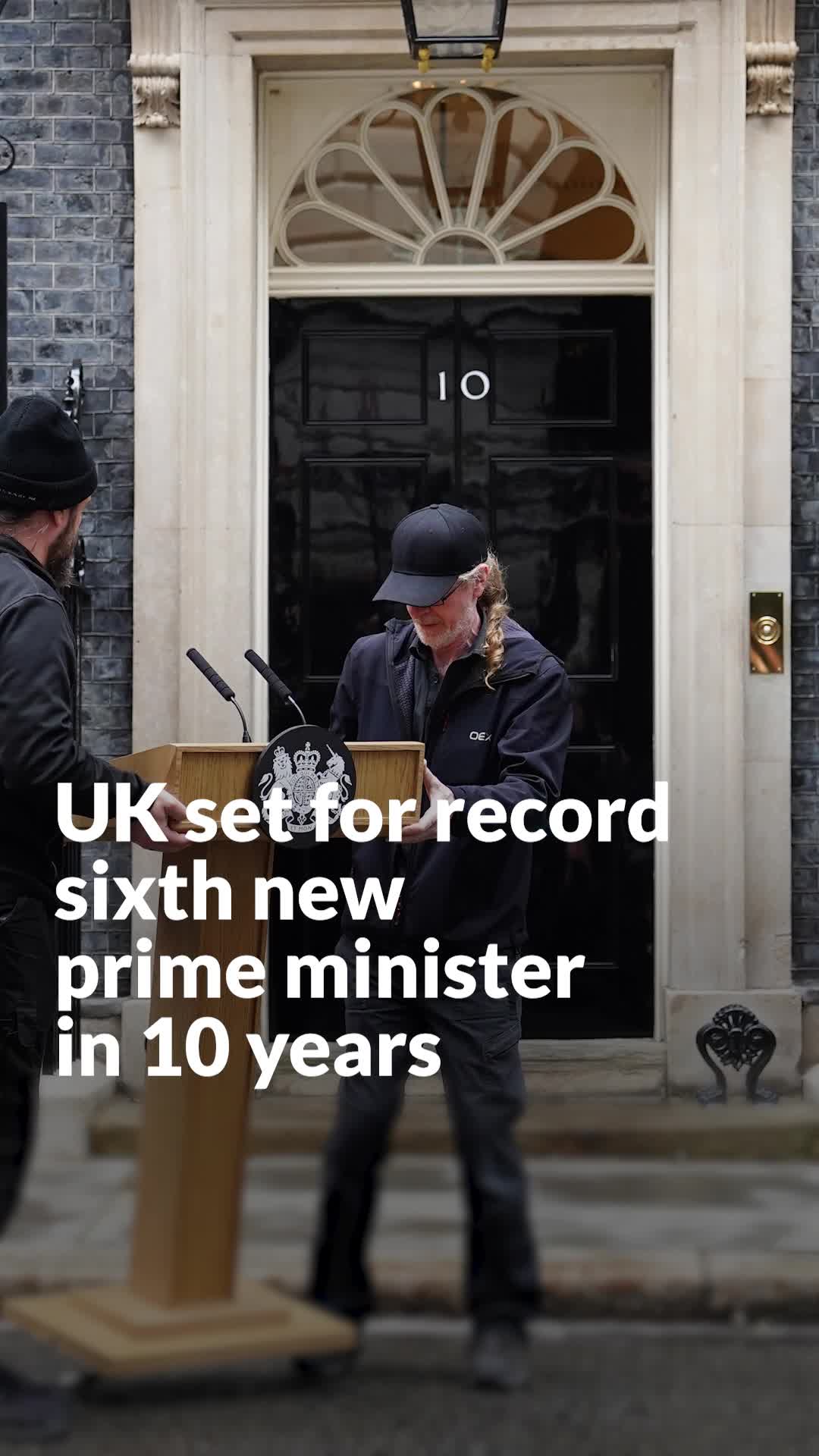 UK set for record sixth new prime minister in 10 years