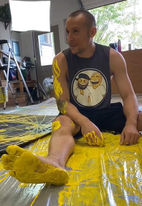 Artist slip turns into a masterpiece: Unexpected art accident