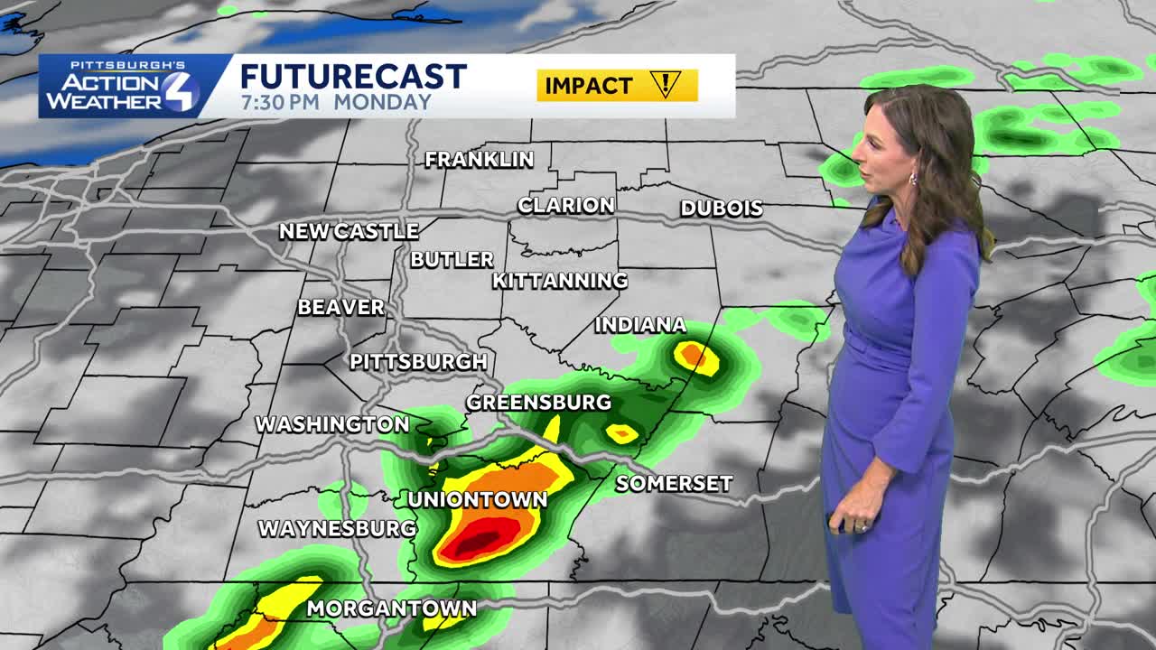 Impact Day: Periods of rain and storms for western PA