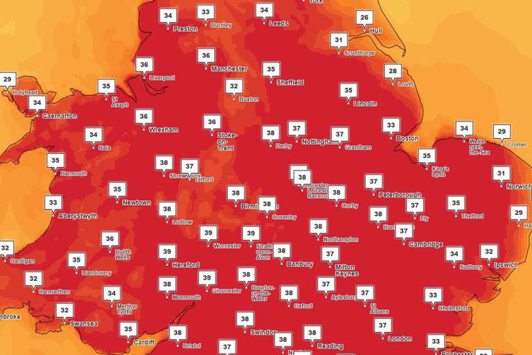 All the areas hit with extreme heat warning as temperatures soar