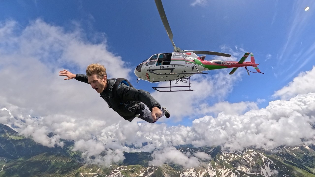 They said this was the best skydive in Europe - then he tested it