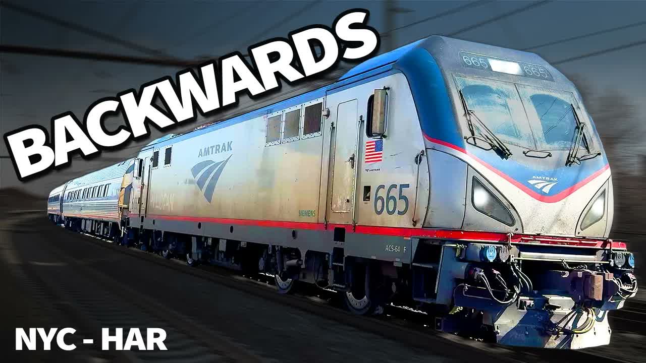 Strange or smart: This train starts backward, swaps power sources, and ...