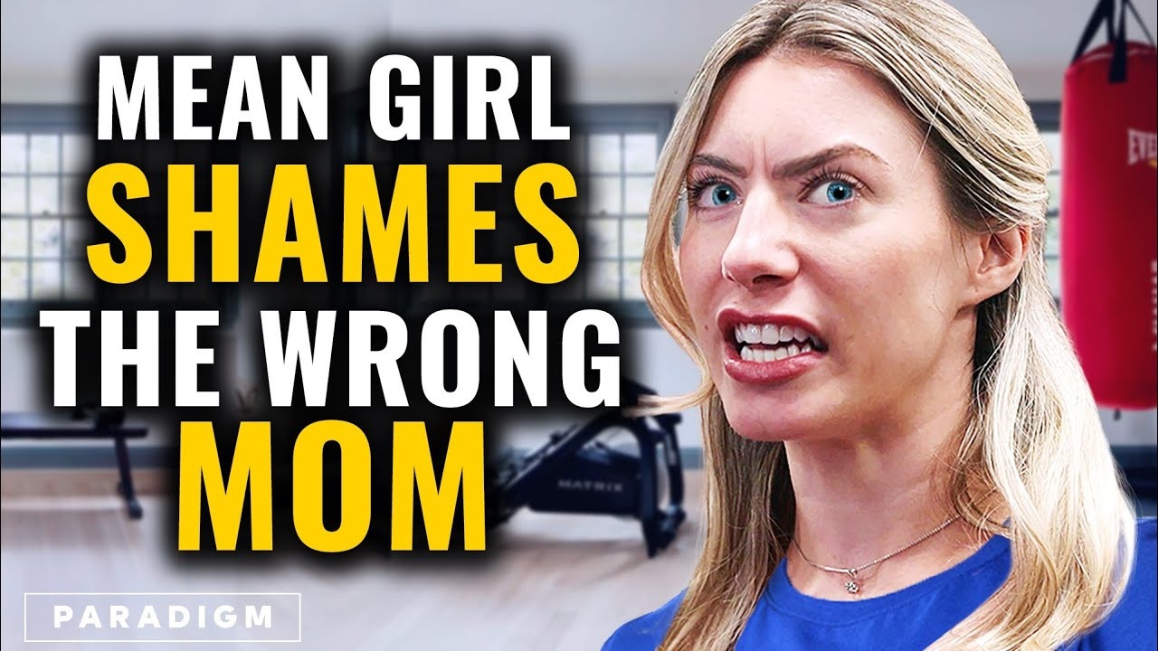 Fit girl fat-shames a mom at the gym then gets humiliated herself