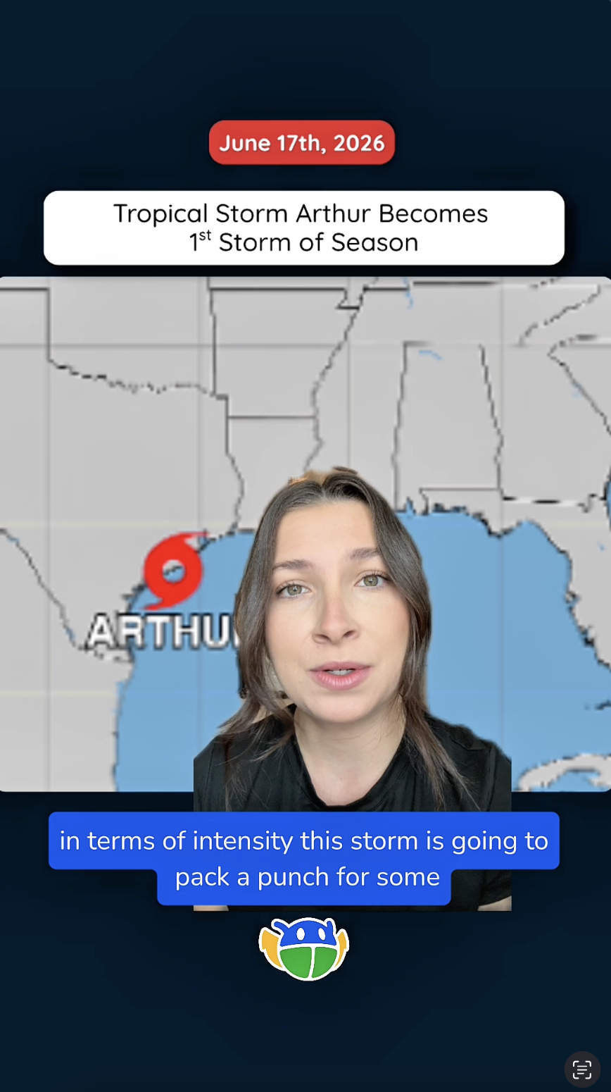 Tropical storm Arthur becomes first storm of season