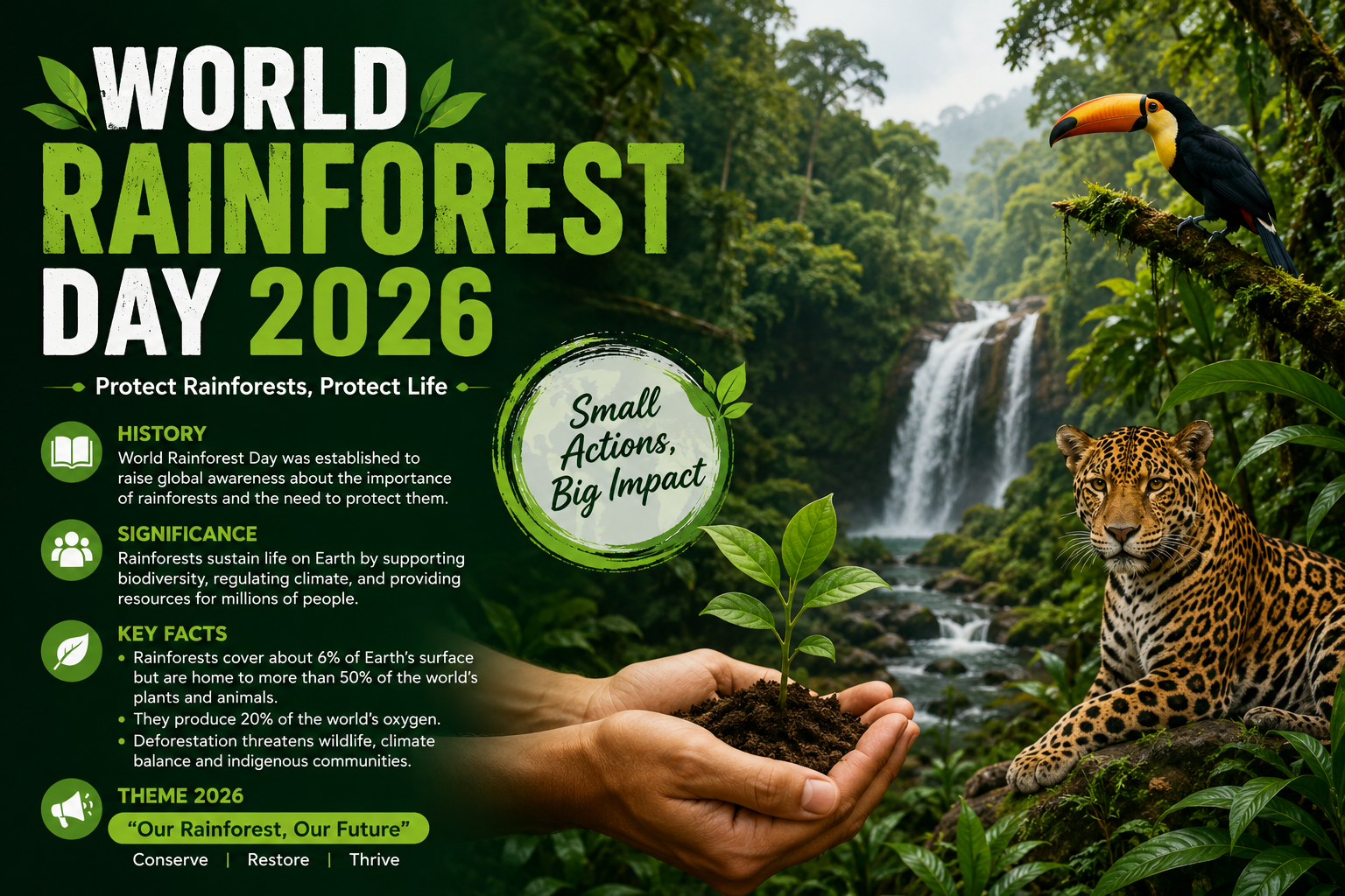 World Rainforest Day 2026: Know history, significance, key facts, theme ...