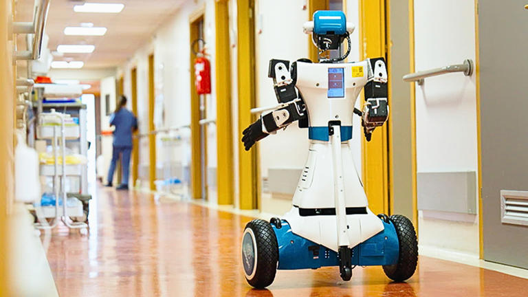 Milan hospital deploys 4-ft-tall humanoid robot to assist wards and ...