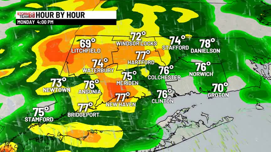 A widespread soaking rain is expected later today