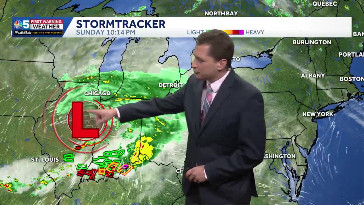 Tracking soaking rain for parts of the region Monday afternoon (6-21-26)