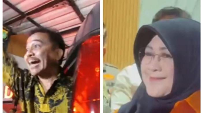Tiba di Kejari Jaksel, Roy Suryo dan Dokter Tifa teriak takbir dan ...