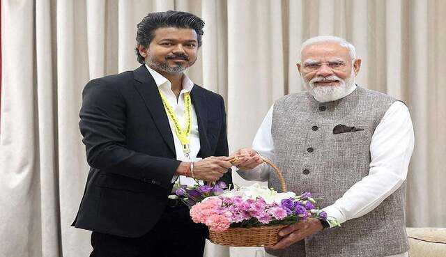 PM Modi greets Tamil Nadu CM Vijay on birthday