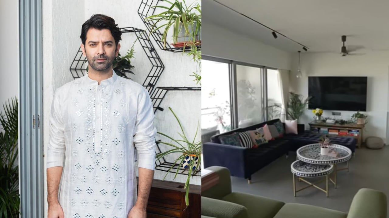 Inside Barun Sobti's 4 BHK Mumbai home with French windows, hidden room ...