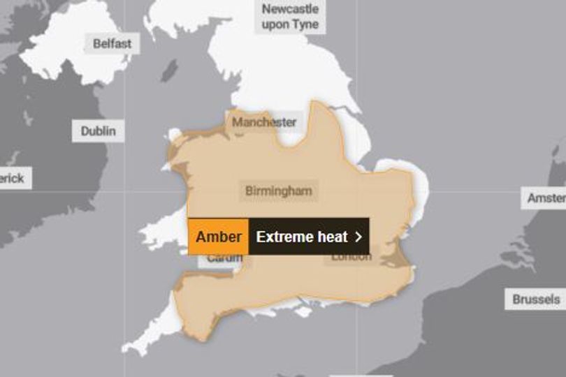 Met Office warning now in force as new statement issued on 'very rare ...