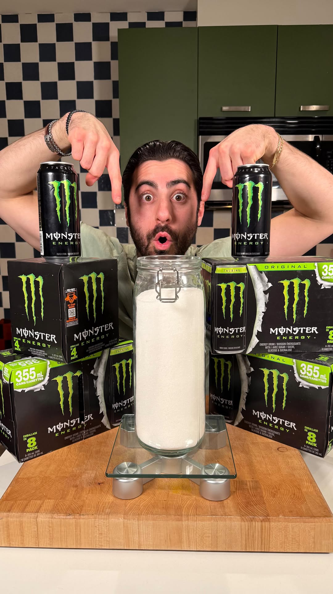 One month of drinking Monster 😳