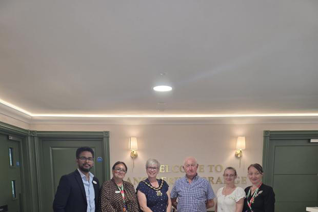 Residents enjoy football nostalgia during Care Home Open Week