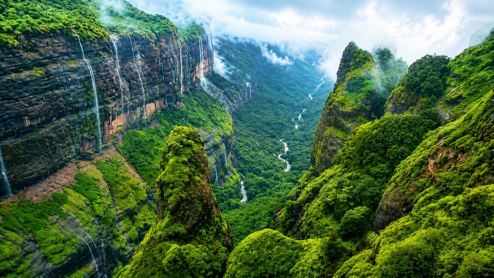 Is this forest valley hiding the most beautiful waterfalls?