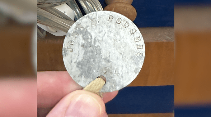 WWII dog tags found in Topeka returned to family in Hawaii