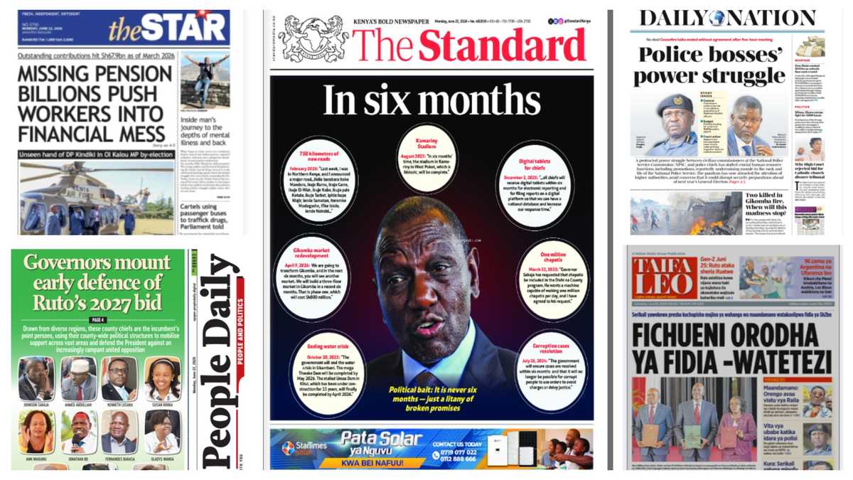 Kenyan newspapers review: Power struggle between police chiefs and NPSC ...