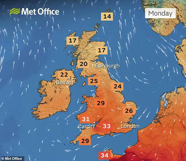 Britain faces hottest day ever as Met Office issues red 'extreme heat ...