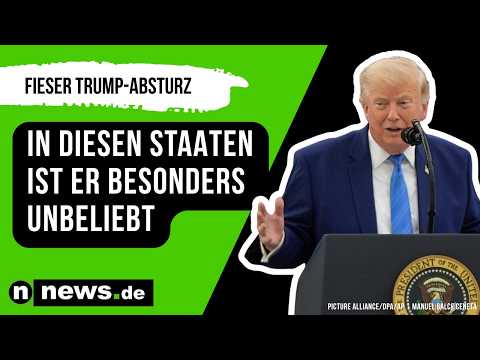 Fieser Trump-Absturz - in diesen Staaten ist er besonders unbeliebt