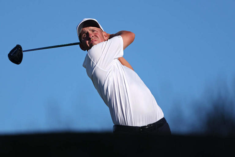 Wichita golfer Sam Stevens grinds out best major finish of his career ...