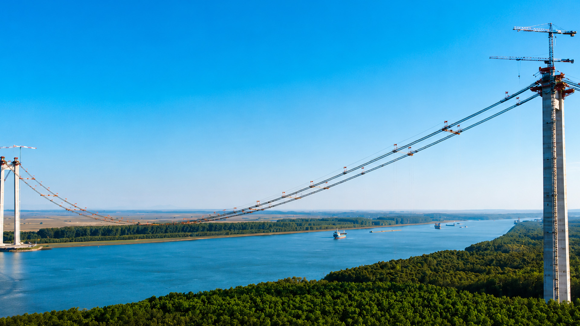 Why build a bridge this high above water?