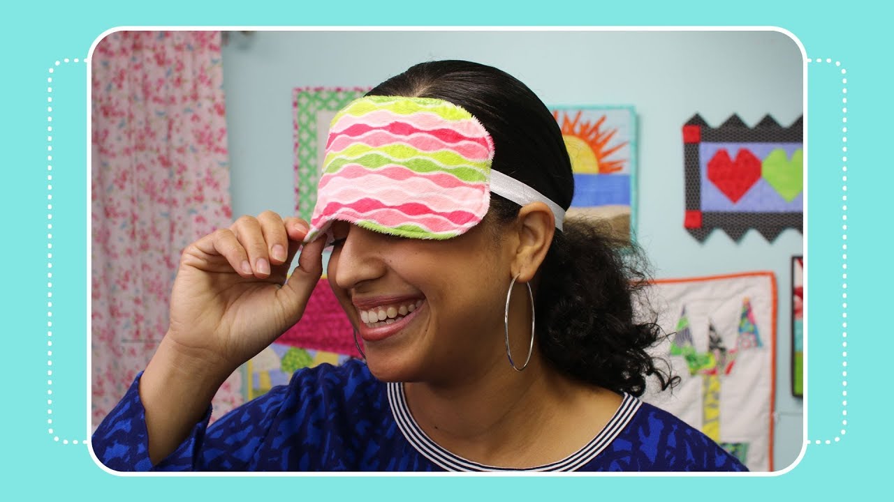 Sleep eye mask: Day 6 of 12 days of last minute DIY gifts