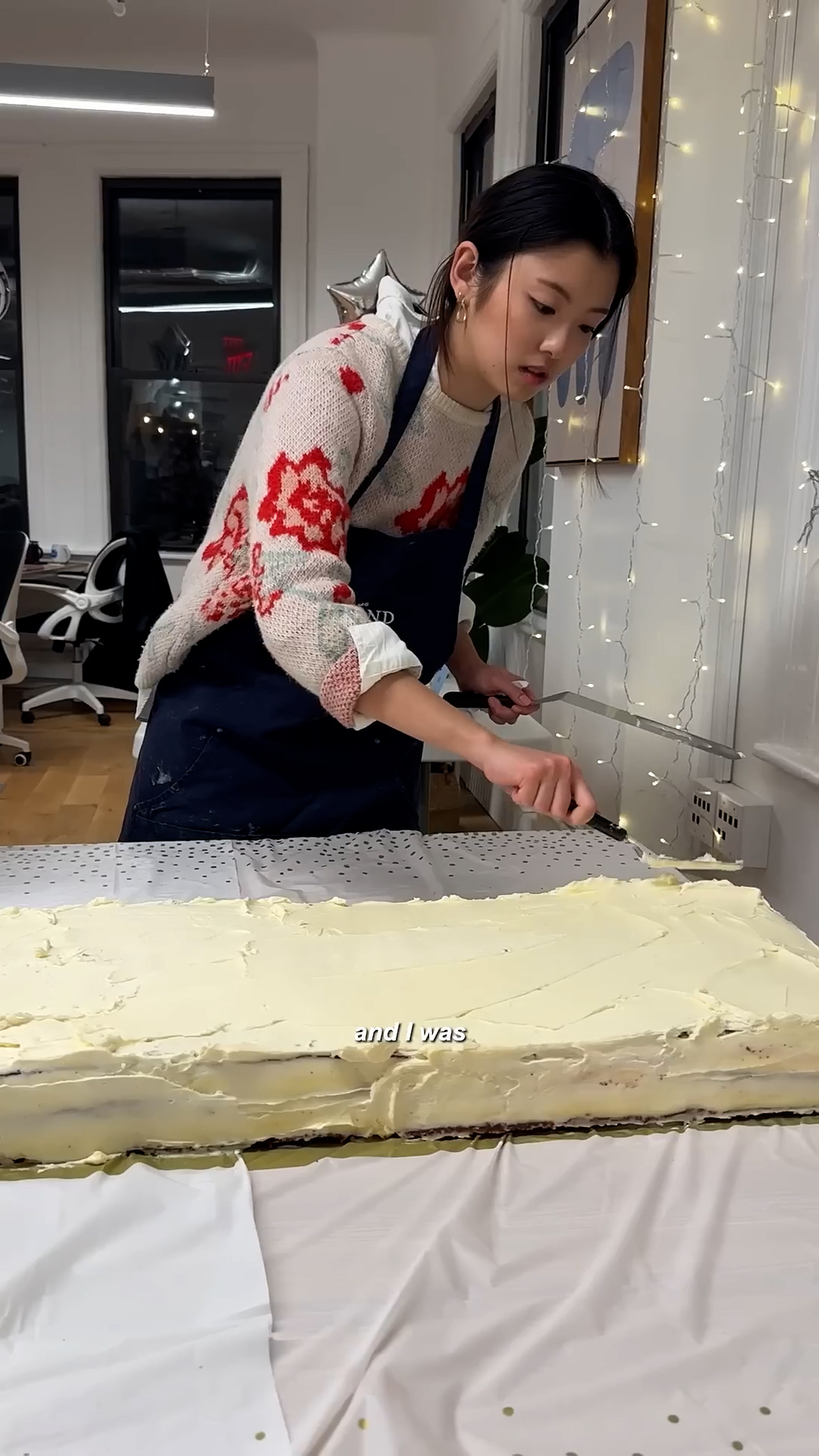 Putting together the final pieces of a major cake project