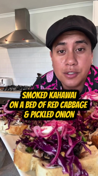 Smoked kahawai and pickled onions just work