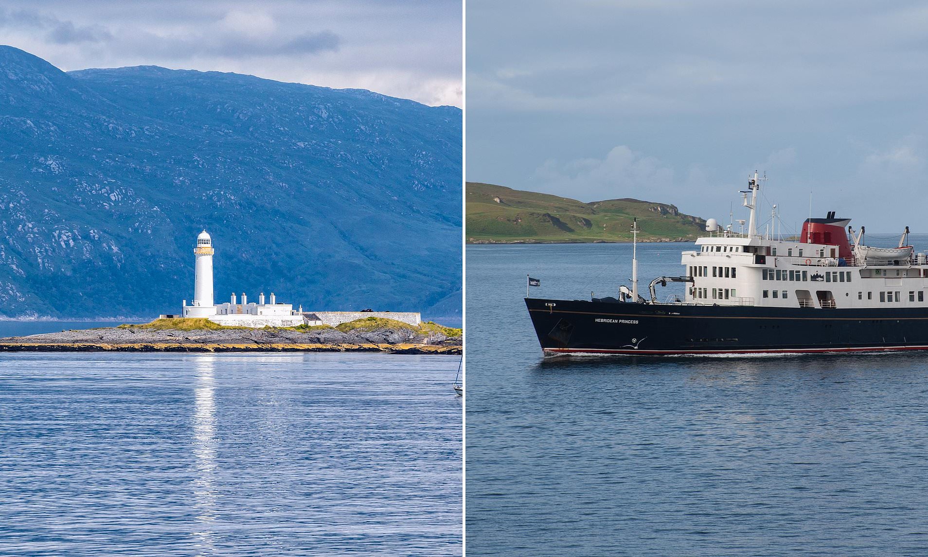 Crew member dies after falling from luxury cruise ship off the Scottish ...