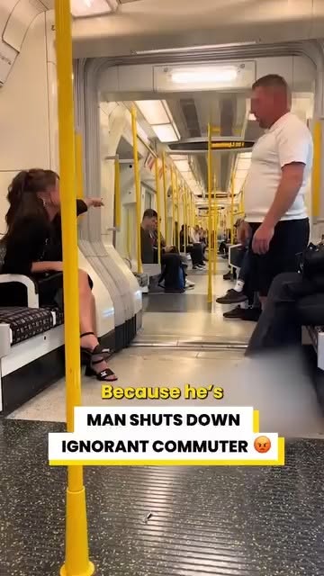 Man shuts down ignorant commuter