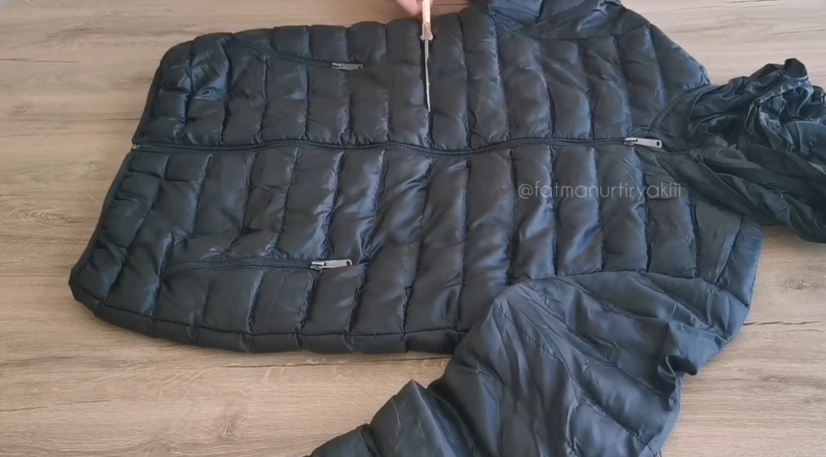 Ruined my wife’s coat but turned it into a new one