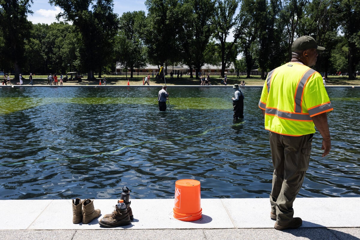 Trump says repairs to begin immediately for beleaguered Reflecting Pool ...