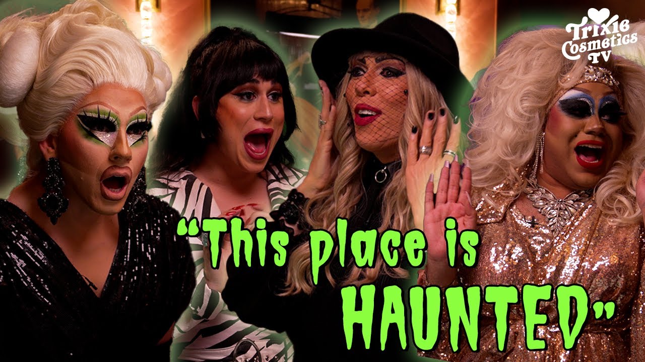 Watch Trixie Mattel hold a full séance with Roz Hernandez, Kelly Mantle ...
