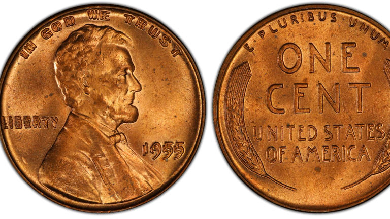 A 1955 doubled-die penny can sell for tens of thousands of dollars