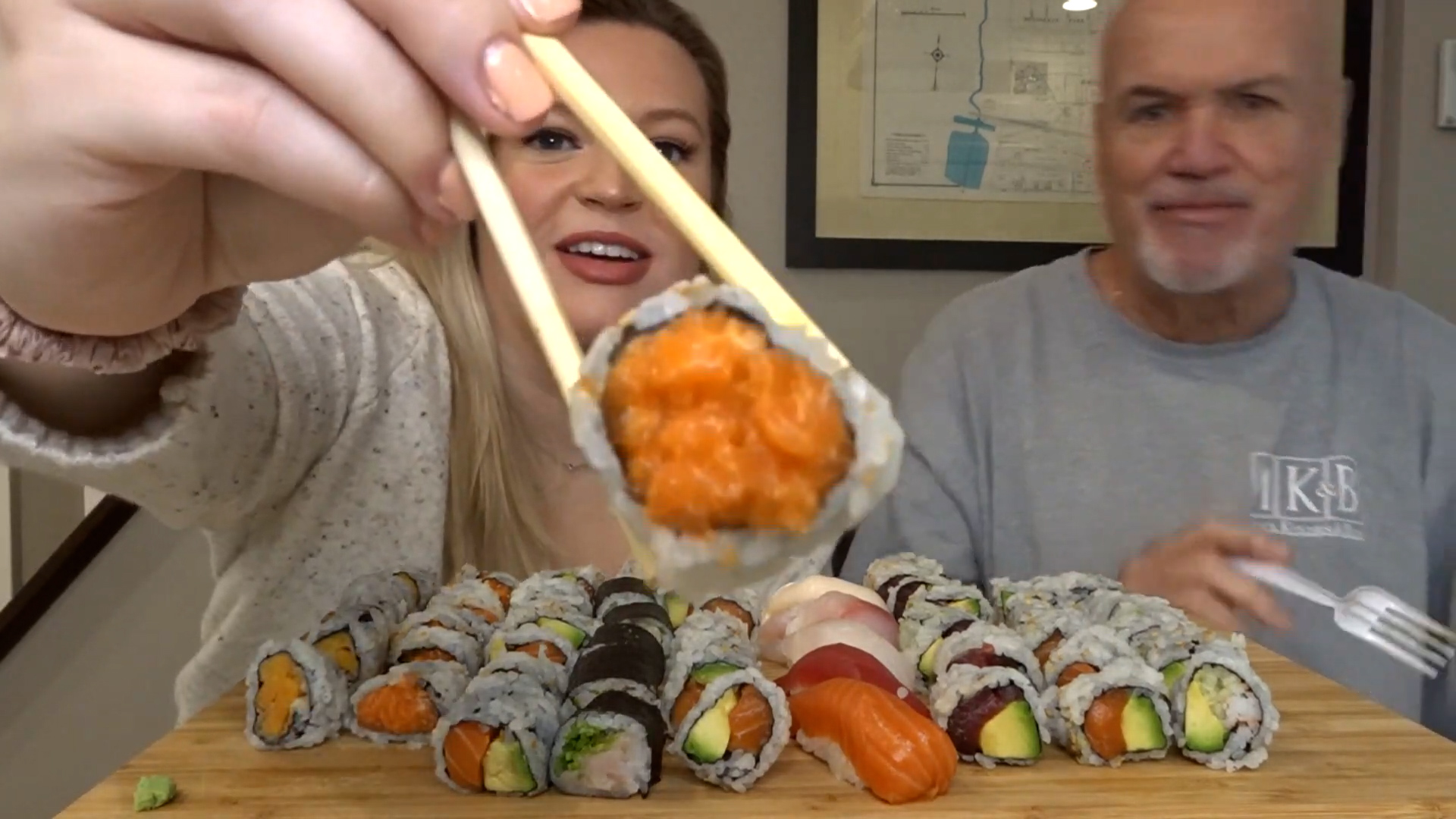 An epic sushi mukbang with my dad and honestly one of my favorite ...