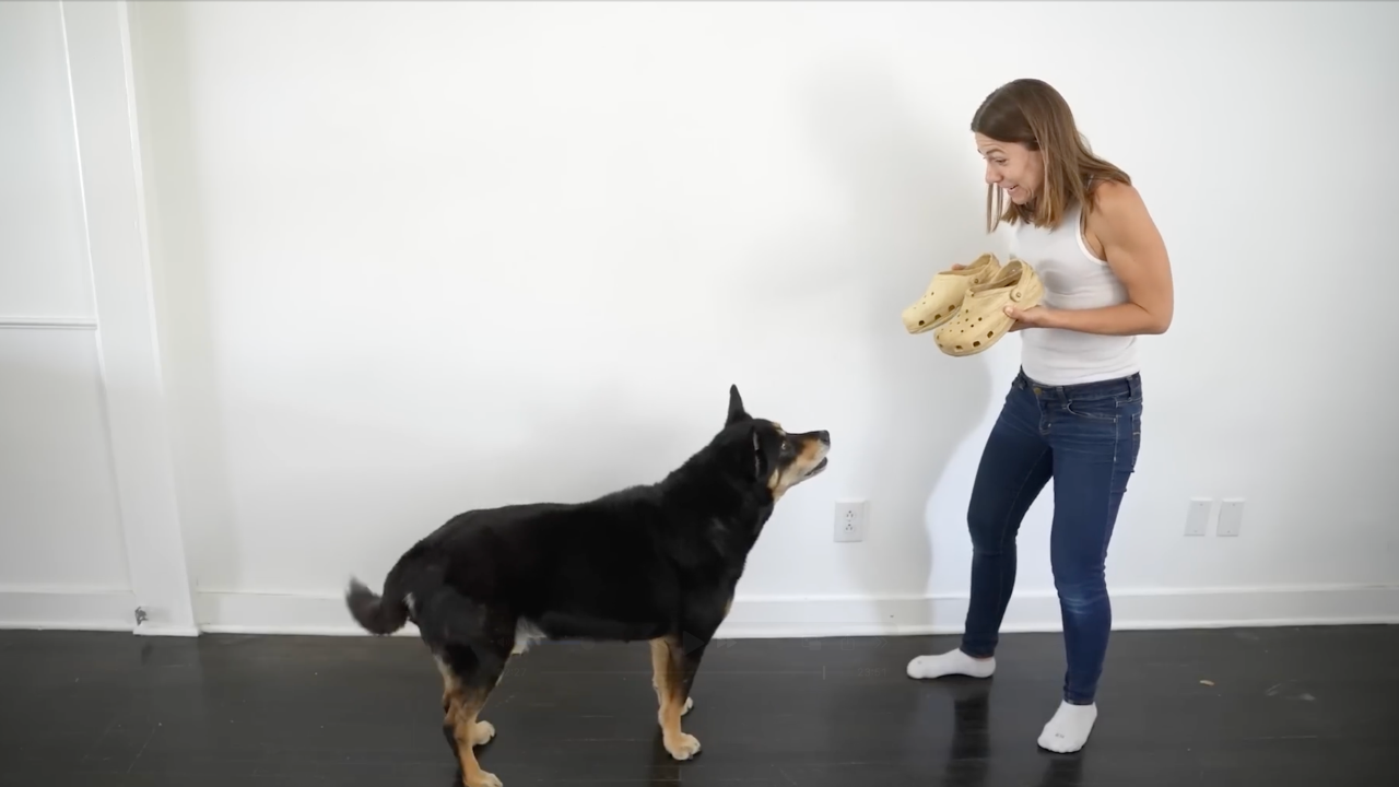 Ali Spagnola carves a pair of Crocs out of wood
