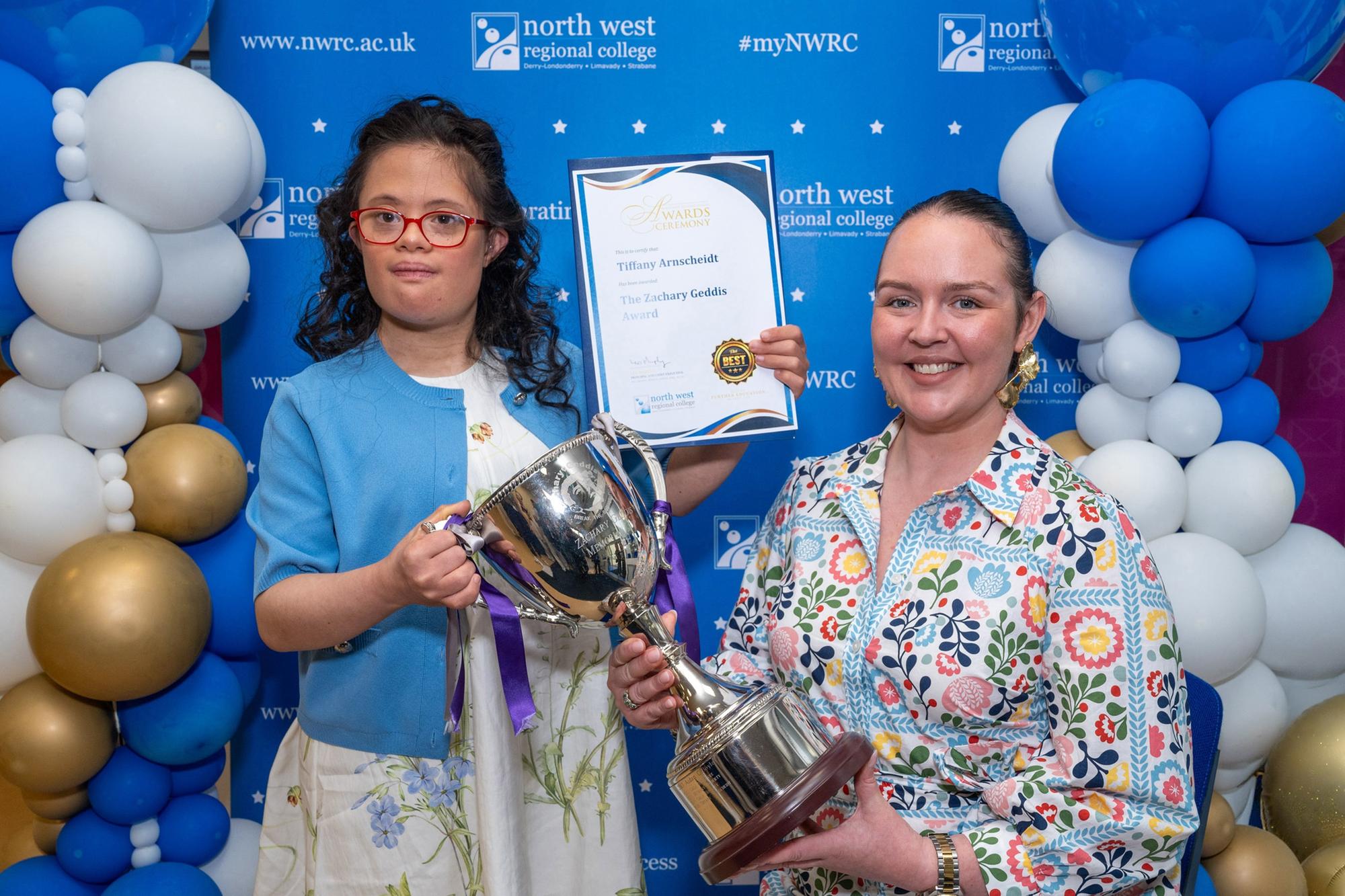 Special recognition award for Portstewart's Tiffany at North West ...