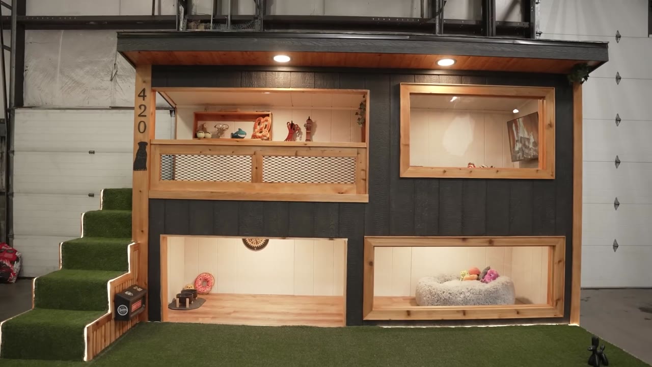 I built a house for a dog that’s nicer than yours