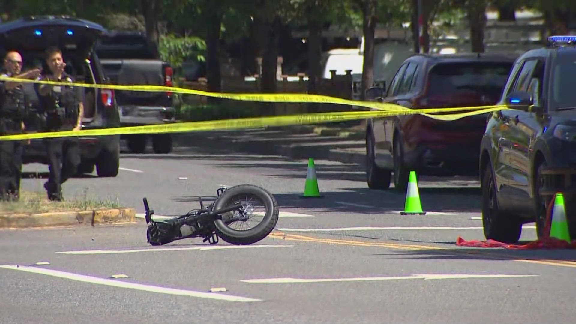 Girl in critical condition after e-bike crash