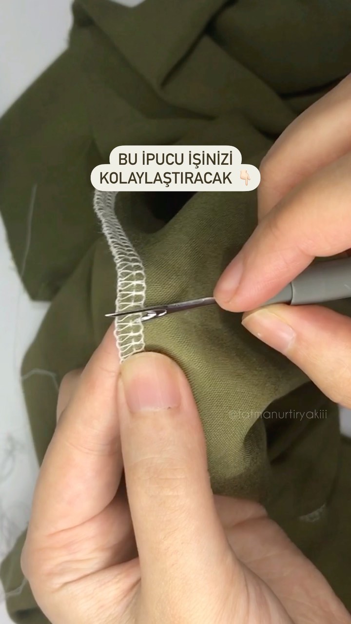 Overlock stitch undoing technique easy sewing fix