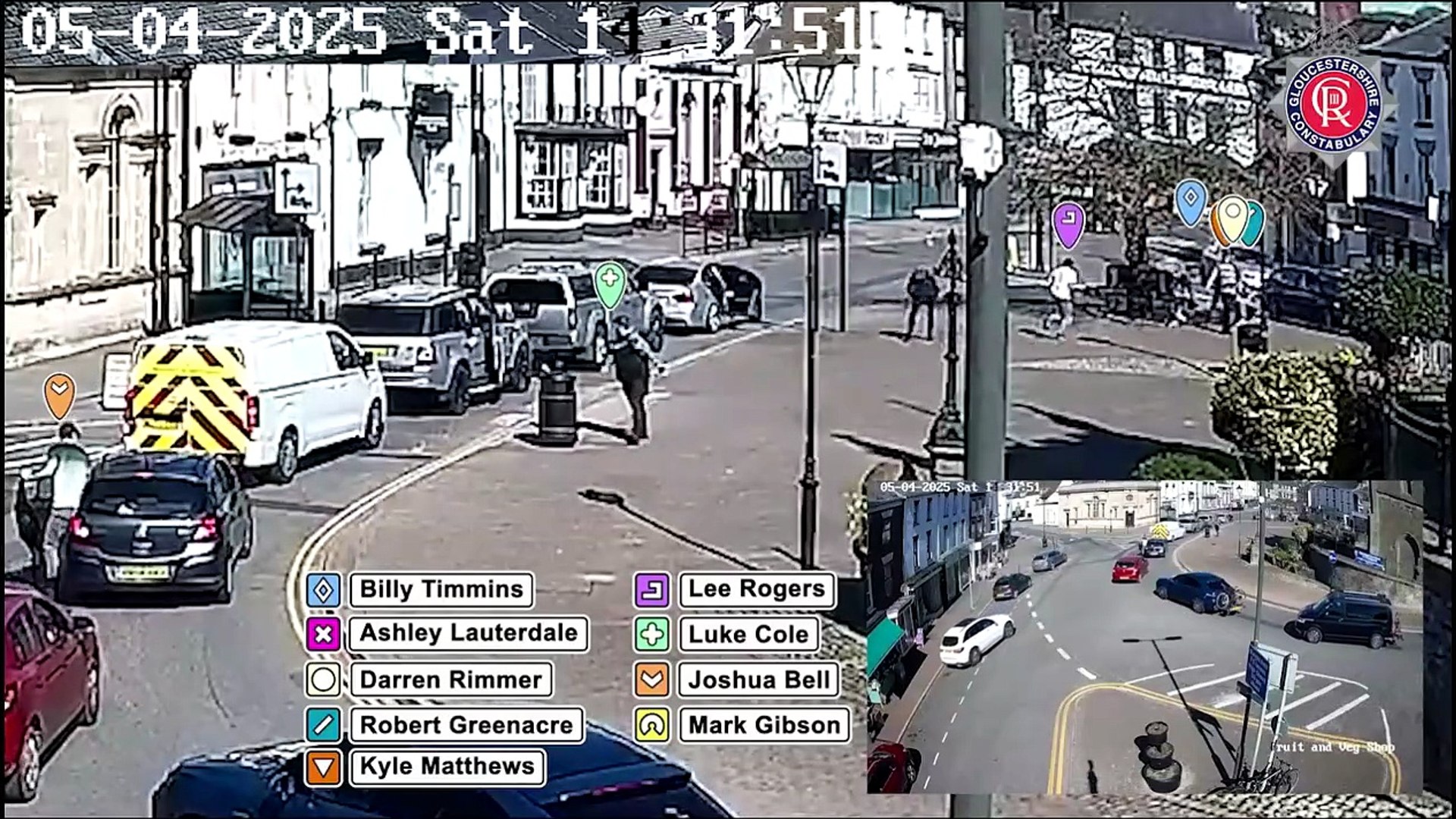 CCTV showing the moment members of a biker gang launched a brutal ...