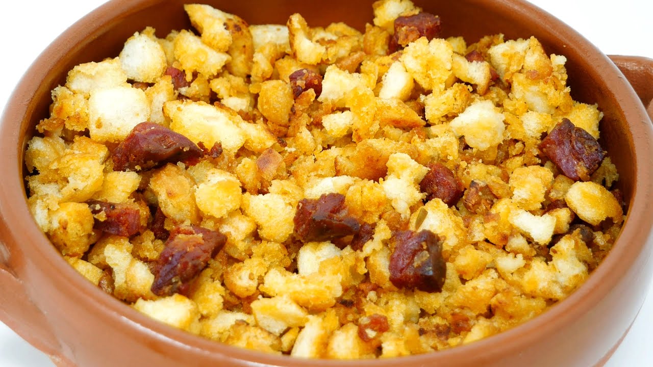 Receta con pan duro fácil y rápida aprovechando sobras