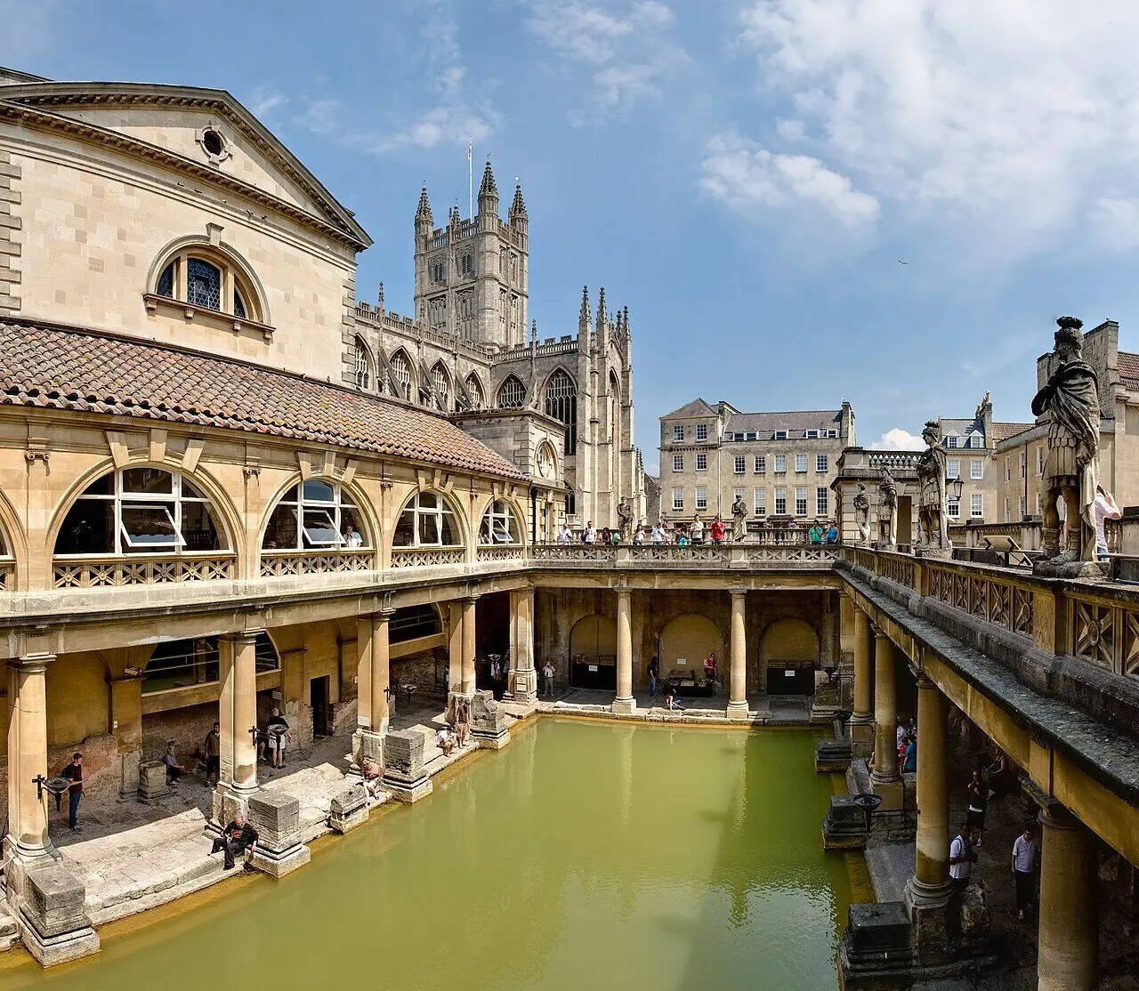 A single crack inside a Roman bath complex in England is forcing ...