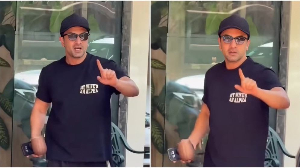 My wife's an alpha: Ranbir Kapoor turns his T-shirt into Alia's cutest ...