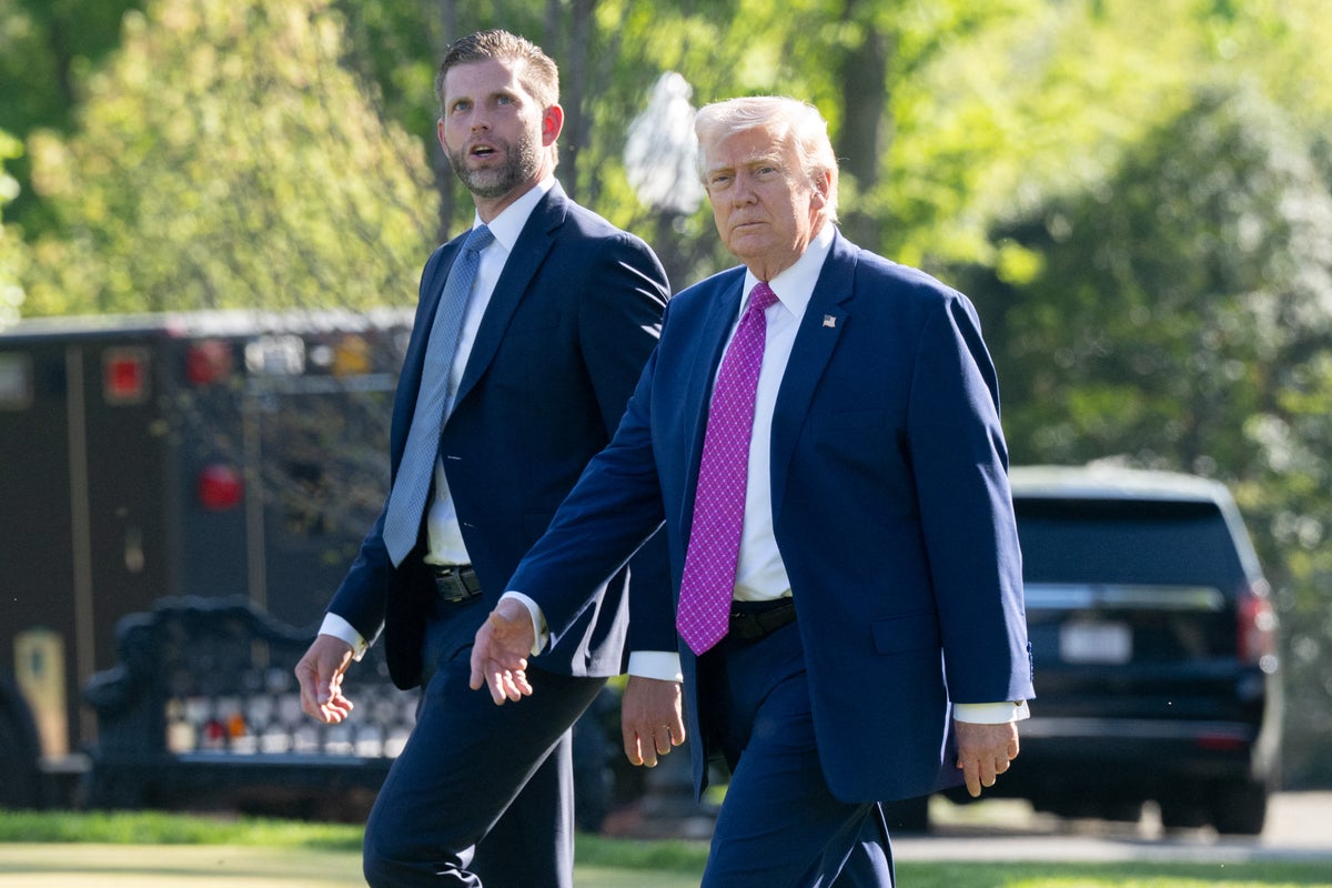 Trump Organization gushes about Eric on Father’s Day but not Don Jr