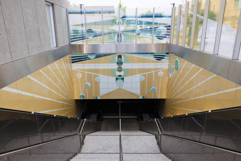Metro's new D Line stations tell a tale of two (transit) cities