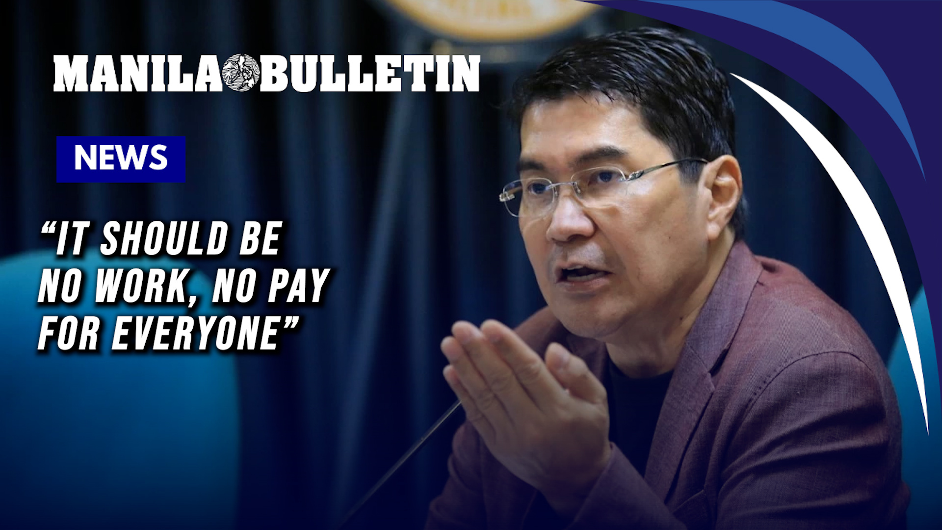 Senator Erwin Tulfo urges proposed 'No work, no pay' bill for top ...